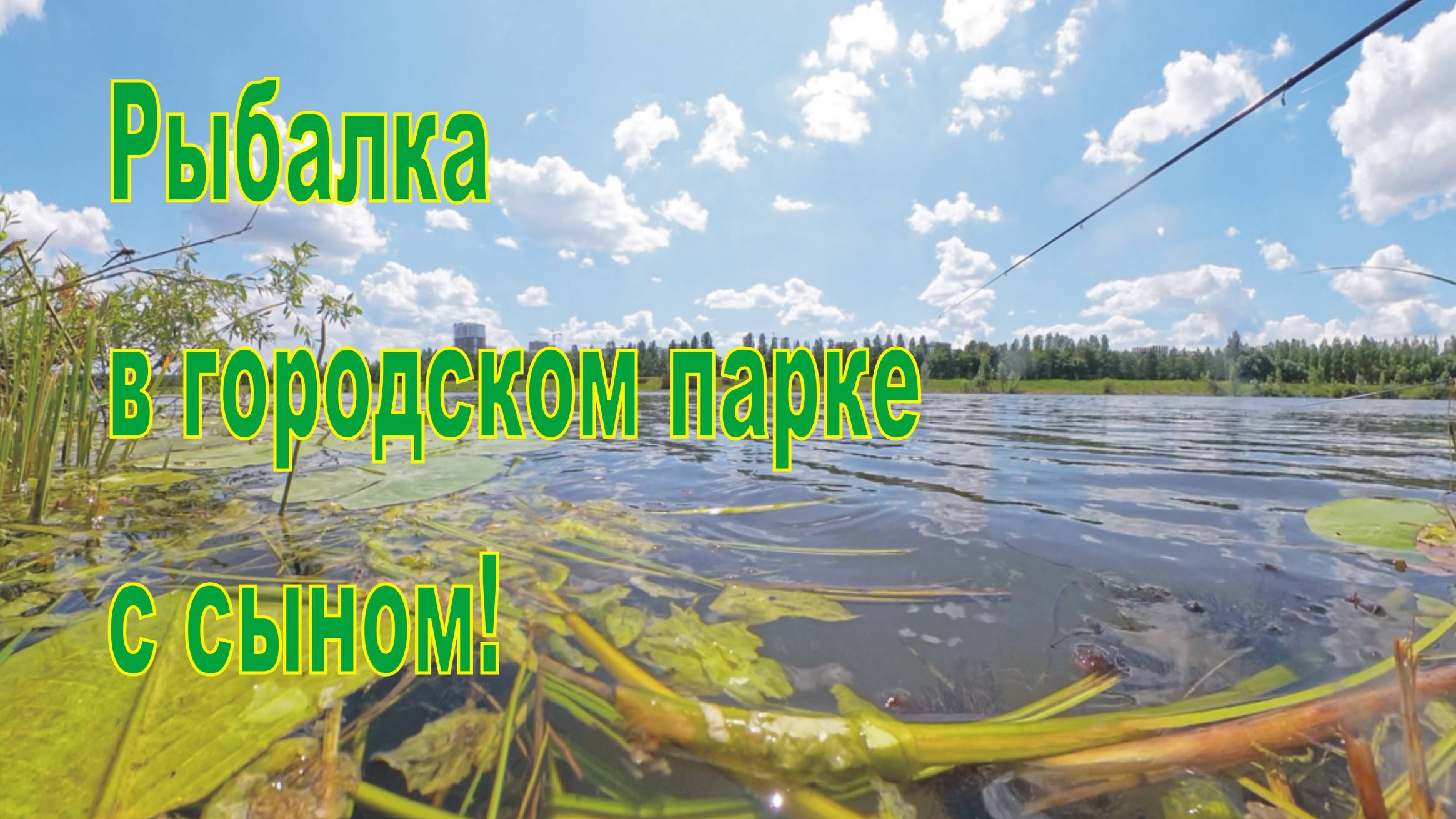 На Ишиме в городе с сыном, прогулка с удочками по парку к речке/ окунь, лещ, плотва
