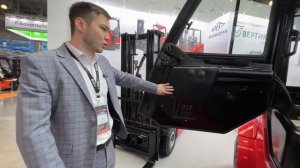 Автопогрузчик HANGCHA CPCD38 XRW55F на выставке CTT 2024 (1)