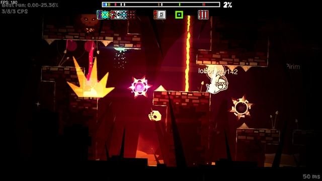Geometry Dash  Skeletal Shenanigans (попытки пройти его)