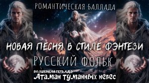 Волшебная тетрадь. "Атаман туманных небес".  Новая песня в стиле русского фэнтези. Баллада. Фольк.
