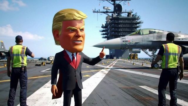 Выступление Трампа после атаки на Иран (3D анимация)