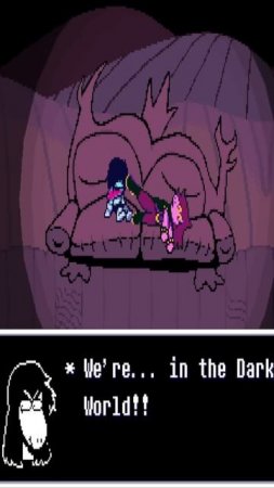 Проснулись не совсем там, где надо... #letsplay #undertale #deltarune