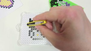 Развивающая игра - аквамозаика "Злой кролик" 430 бусин, компания "Десятое королевство"