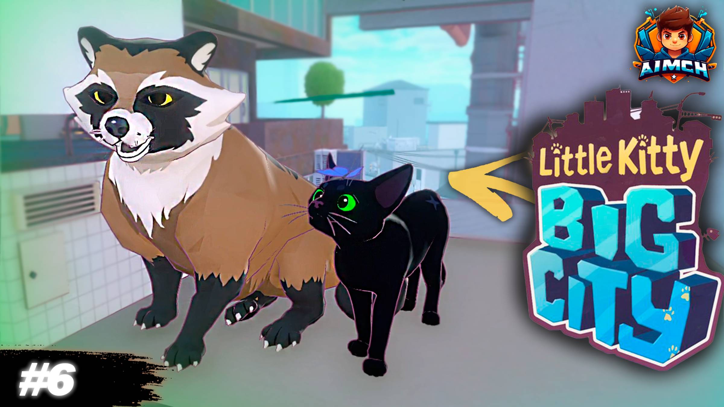 Приятные разговоры с Тануки💥Little Kitty Big City #6