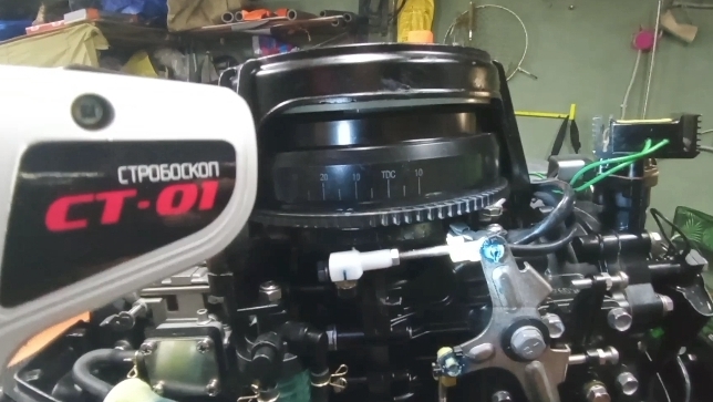 регулировка зажигания лодочного мотора Hangkai 9.9 plus