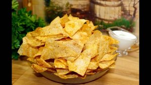Чипсы из лаваша. Вкусно и не вредно. Дети в восторге 👍