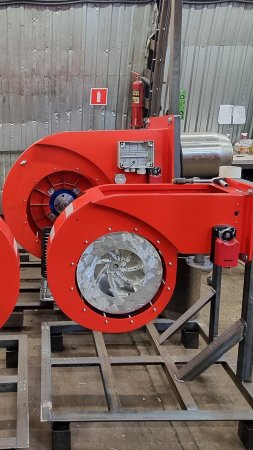 Механический движитель промышленной горелки