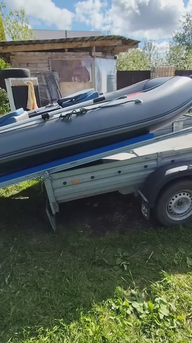 Такого спуска лодки с прицепа вы не видели!!!