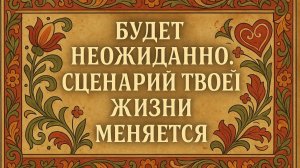 Будет неожиданно. Сценарий твоей жизни меняется Tarot Predictions расклад таро гадание