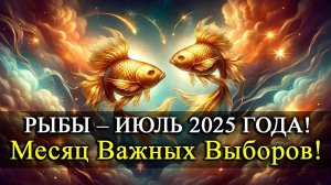 🌊 Рыбы в июле 2025: Чувства, Деньги и Важные Решения! Лето меняет всё! Узнай, что тебя ждёт