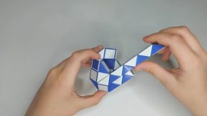 Как сделать алмаз из змейки Рубика