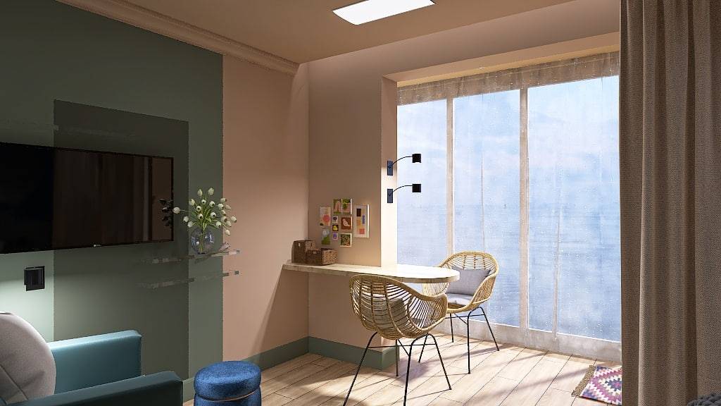 Дизайн-проект "Доходная квартира". 3д-тур