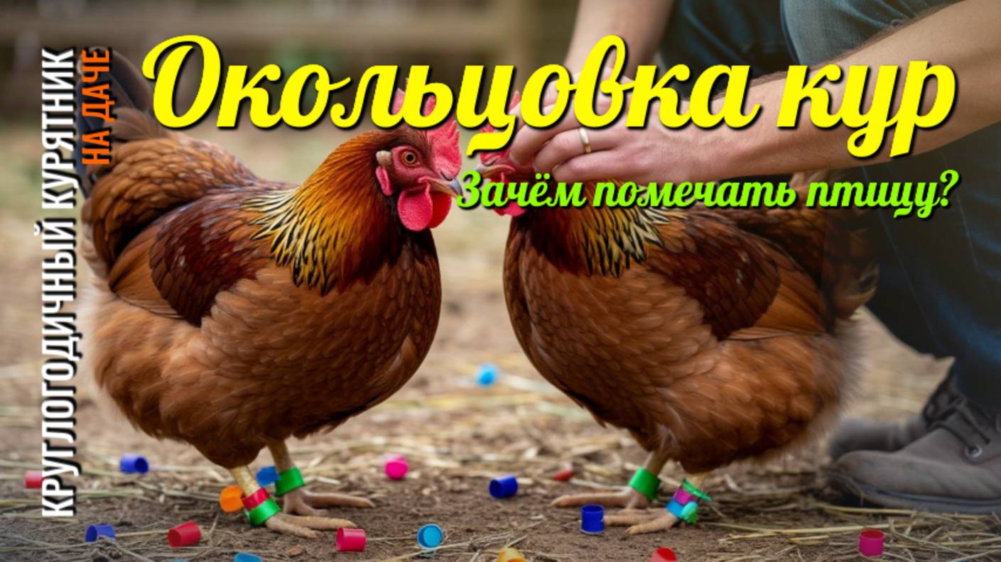 Окольцовка (маркировка) кур в курятнике. Зачем помечать птицу?