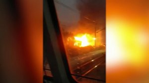 В Забайкалье три пожарных поезда привлекли к тушению огня в районе Атамановки недалеко от Читы