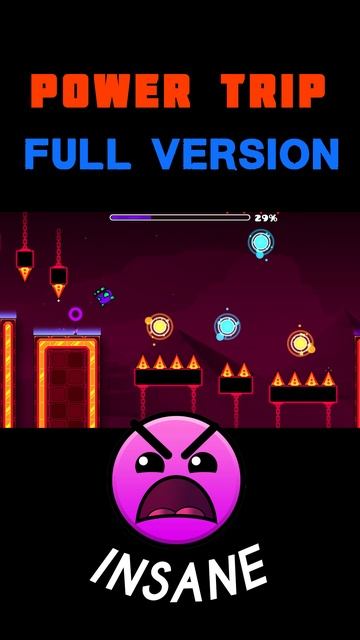 POWER TRIP ПОЛНАЯ ВЕРСИЯ | GD SubZero ГД СабЗиро Геометри Даш Geometry Dash