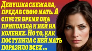 ИСТОРИИ ИЗ ЖИЗНИ/Девушка предала свою маму и сбежала/Рассказы жизненные/Аудиорассказы