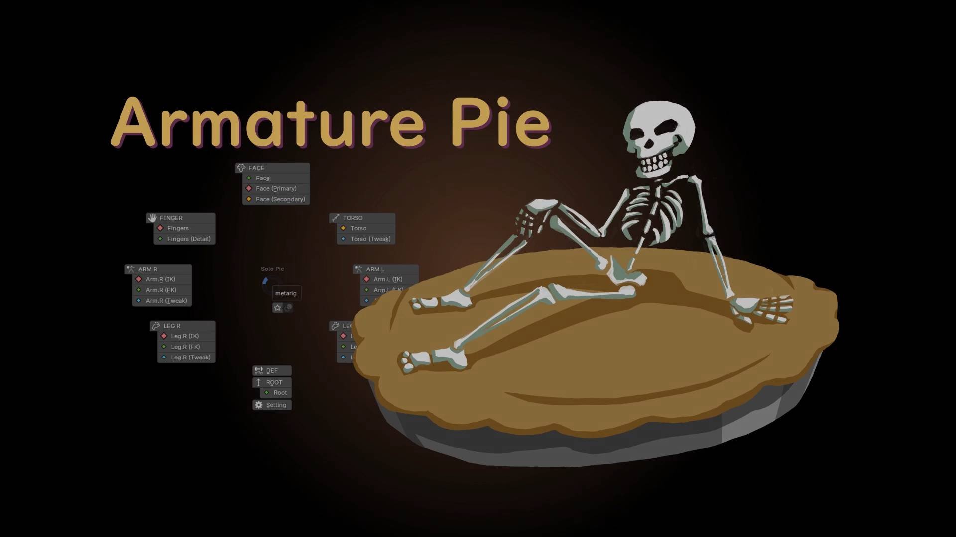 Blender Armature Pie