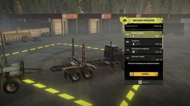 SnowRunner прохождение Part#11.  Доставка брёвен. Letsplay.