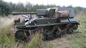 Полевой ремонт САУ СУ-76М, Музей отечественной военной истории, 11 сентября 2021