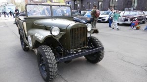 Командирская машина ГАЗ-64 на открытии ралли "Моторы Весны", 19 апреля 2025