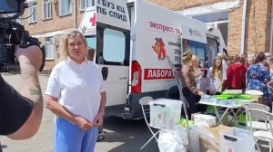 Передвижная лаборатория сегодня работает на КМП