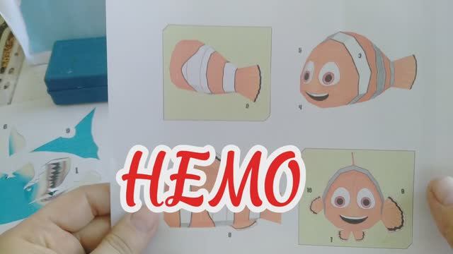 НеМо рыбка из бумаги своими руками.