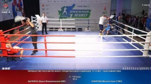 118 46 кг ЦЫПКИНА Дарья Владимирская ЦФО - БОБРОВА Милена Коми СЗФО