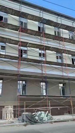Ведётся восстановление гостиницы "Великобритания" в Донецке 🇷🇺