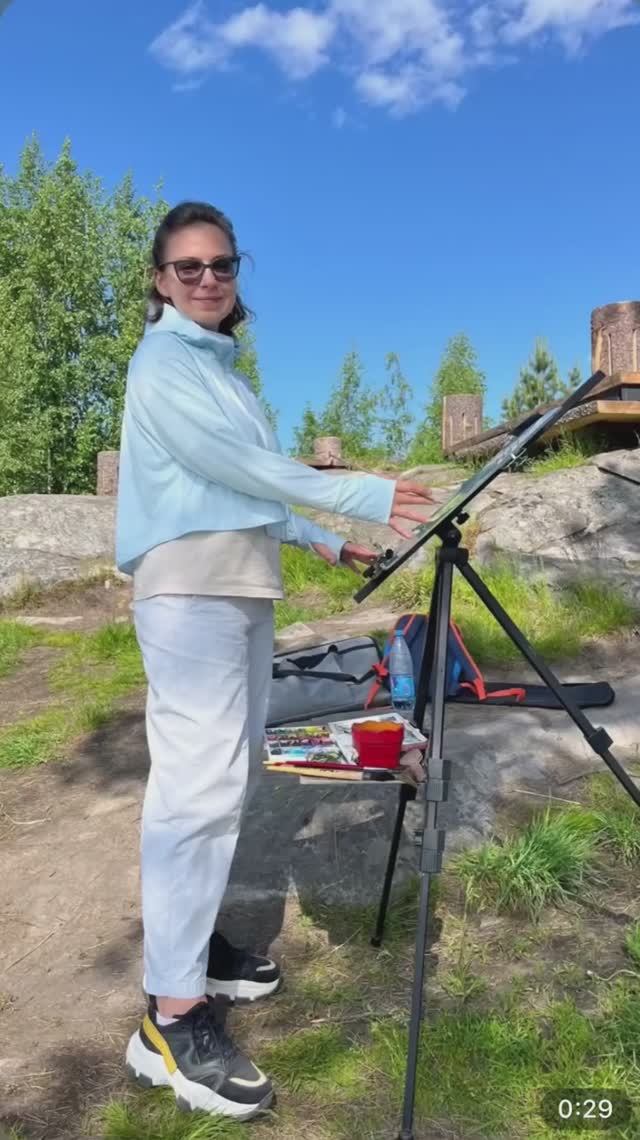 Акварельный пейзаж. Паасо