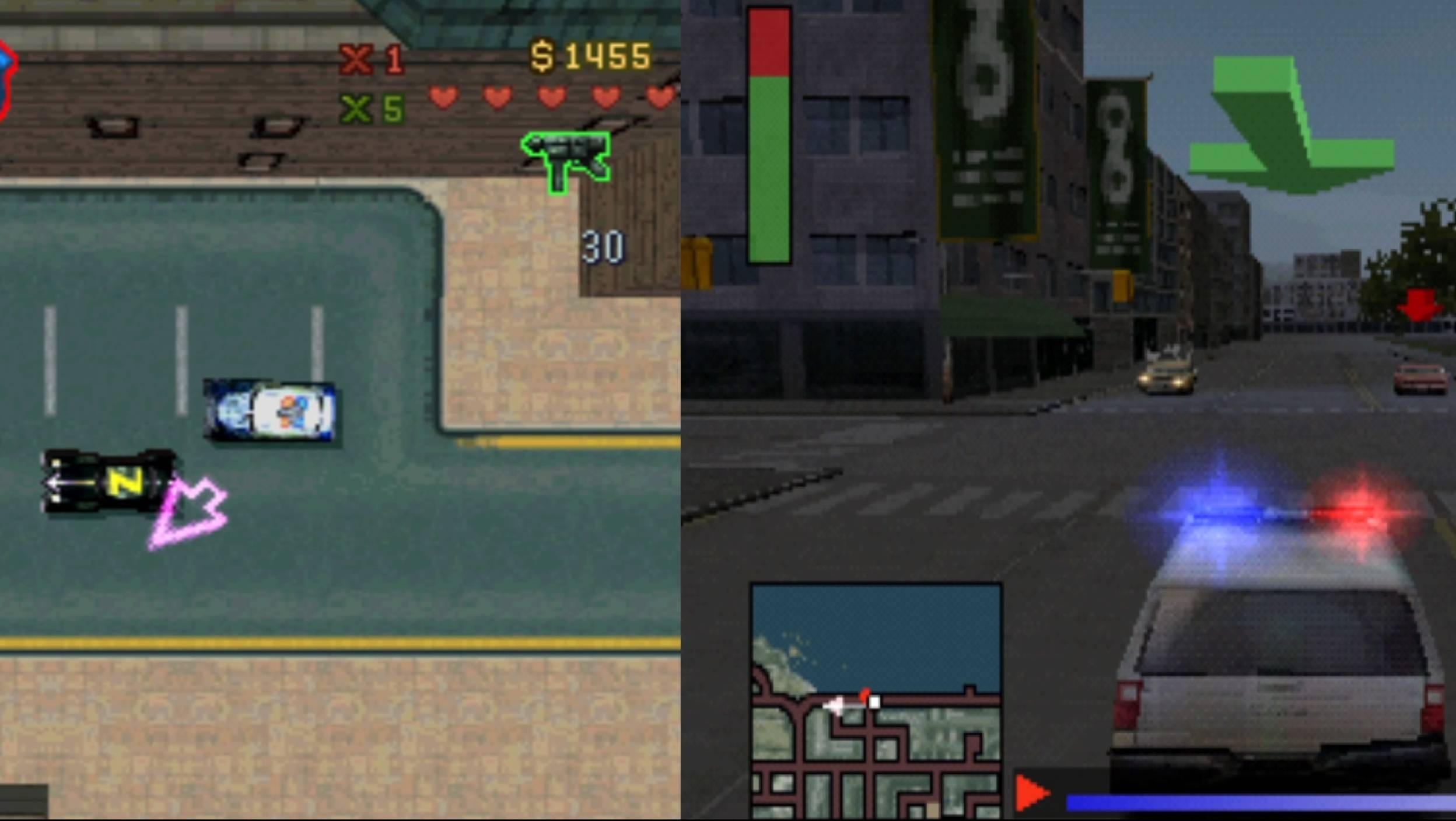 World Police Chases + GTA 2 (PS1)