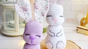Амигуруми: схема Зайка Соня | Игрушки вязаные крючком