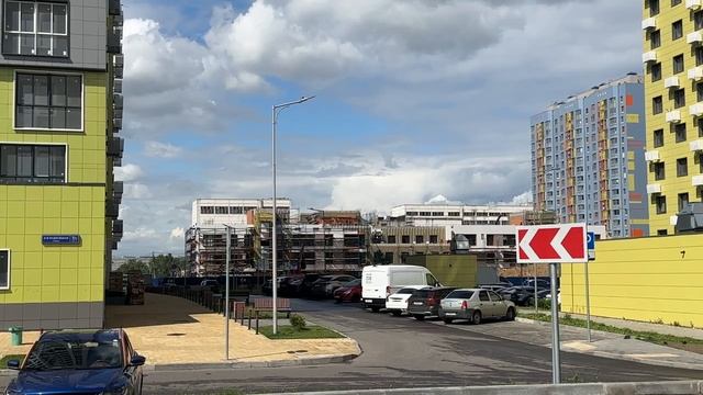 Дневной обзор территории ЖК Царицыно-2. Москва, 6-я Радиальная ул., 7/6к2
