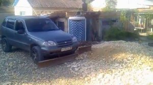 Бульдозер Chevrolet Niva Ставрополь. Часть 2. Первая модификация.
