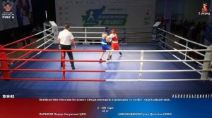 296 40 кг ЛАПИКОВ Федор Калужская ЦФО - ШИХАБУДИНОВ Гусен Дагестан СКФО