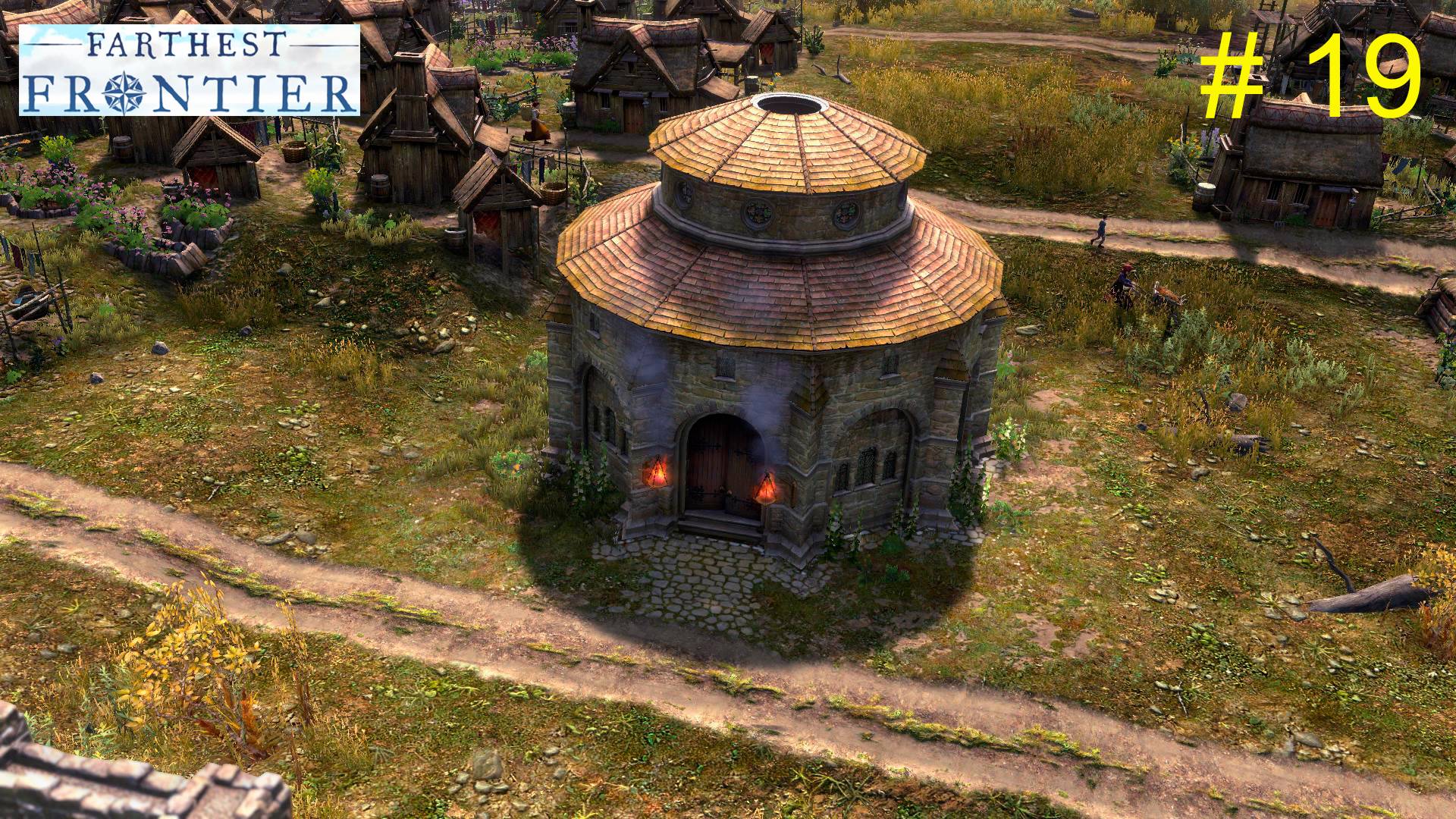 Гиперборея # 19. Храм, возведение центра города. Расширение и развитие поселения. Farthest Frontier