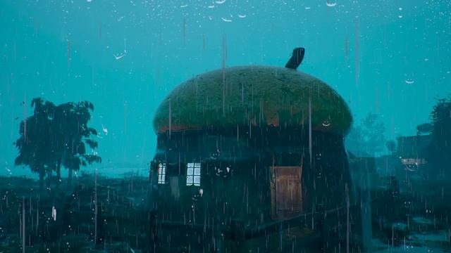 5 ЧАСОВ успокаивающих звуков дождя для сна (СИЛЬНЫЙ ливень)