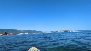На море сегодня отлично! Геленджик, погода хорошая, вода прозрачная, но с мусором....28 июня 2025 г