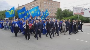 Город Ухта: Шествие выпускников УГТУ 28 июня 2025г.