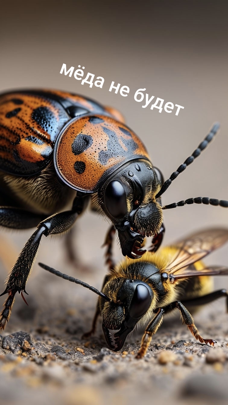 Жук пестряк пчелиный, или пчеложук обыкновенный (Trichodes apiarius)