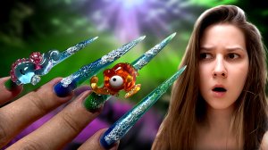 СДЕЛАЛА АКВАРИУМ 🐠 В НОГТЯХ 😧 МАНИКЮР БЕЗ ГЕЛЬ ЛАКА, КОРРЕКЦИЯ ГЕЛЕВЫХ ТИПС