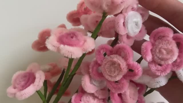 МИНИ РОМАШКИ ИЗ СИНЕЛЬНОЙ ПРОВОЛОКИ