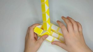 Как сделать кораблик из змейки Рубика