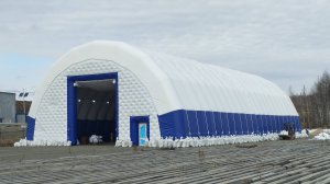 Надувной ангар 19,0х33,5х9,7 (КПК "Воздух")