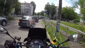 На скутере гэлакси покатушки в сторону речки..