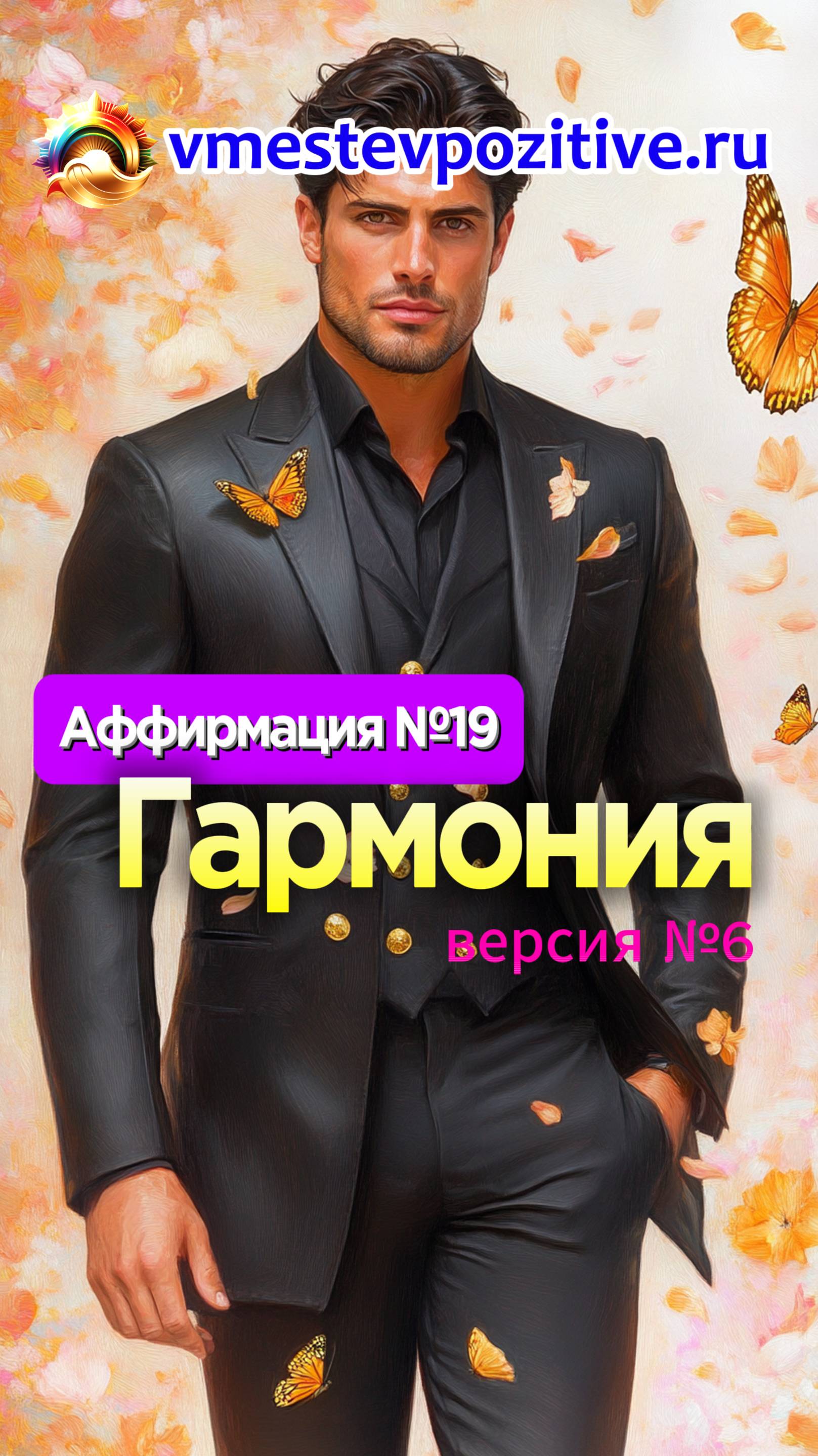 Affirmation. Male. №19. Гармония (v6)
