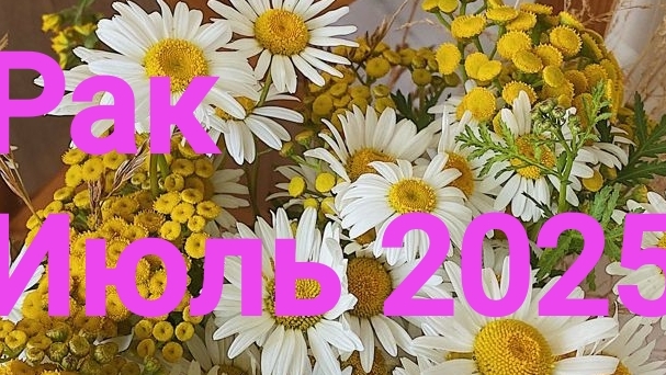 Рак. Июль 2025 год. ☘️🦋💖