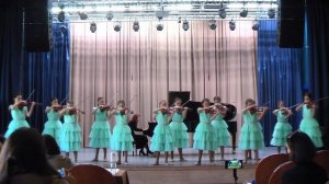 Ансамбль скрипачей "Вдохновение" на конкурсе молодых дарований