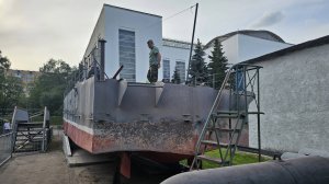 Работы по бронекатеру БК-433 в ЦМВС, 28 июня 2025
