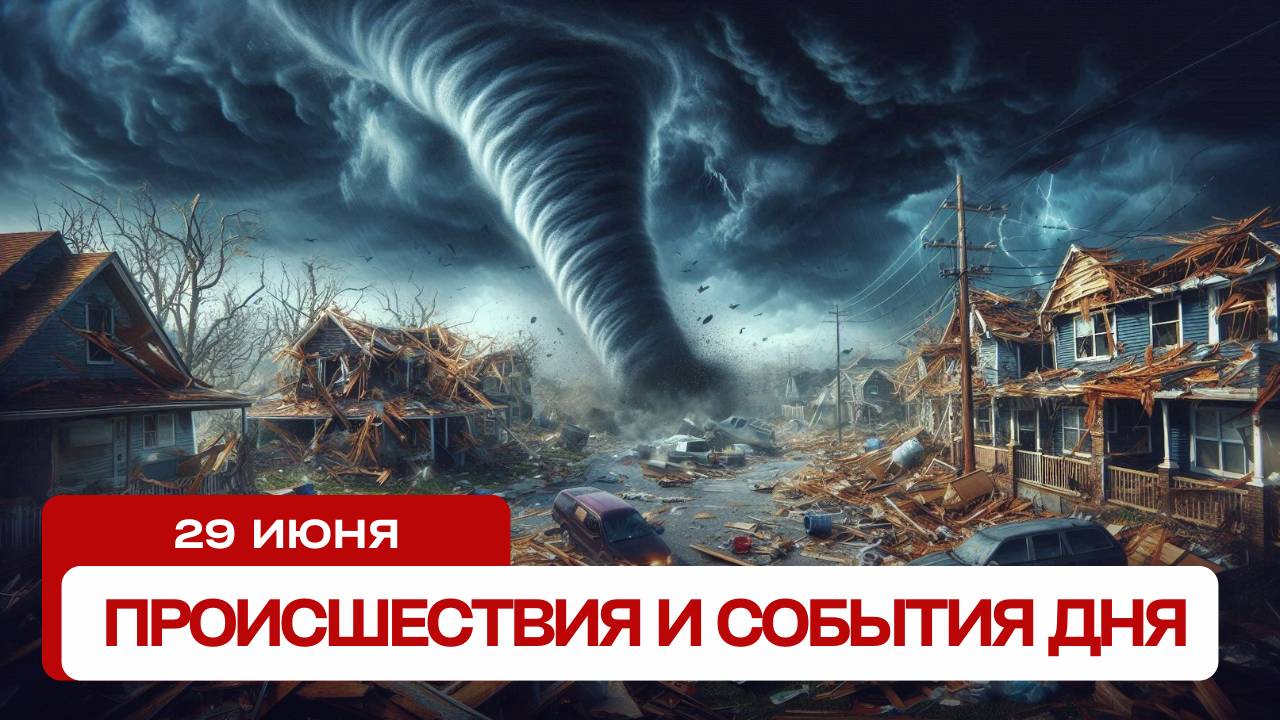 Катаклизмы за день 29.06.2025. Новости сегодня, ЧП, события дня!