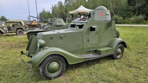 Бронемашина БА-20 на слёте "Моторах Войны-2023"